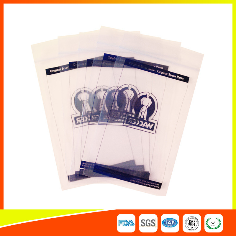 OEM LDPE Plastic Industrial Ziplock Bags for Packing Original Spare Parts